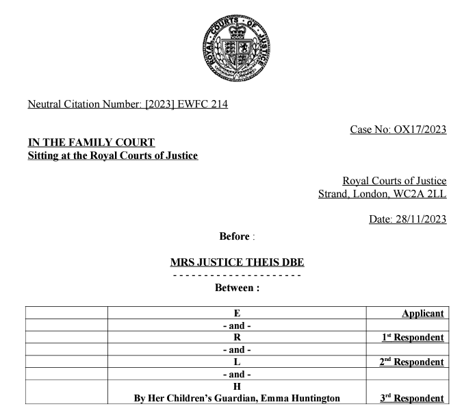 Case Update: Step-parent adoption order following surrogacy (Re H ...